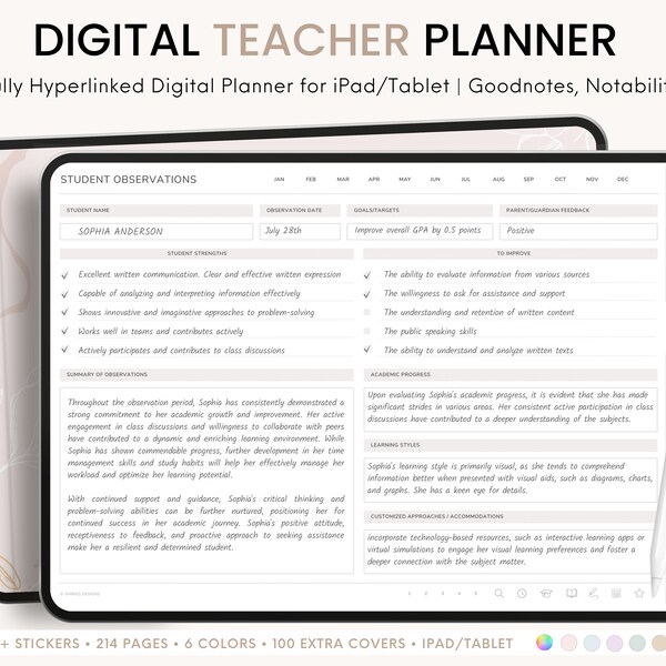Teacher Planner - Etsy