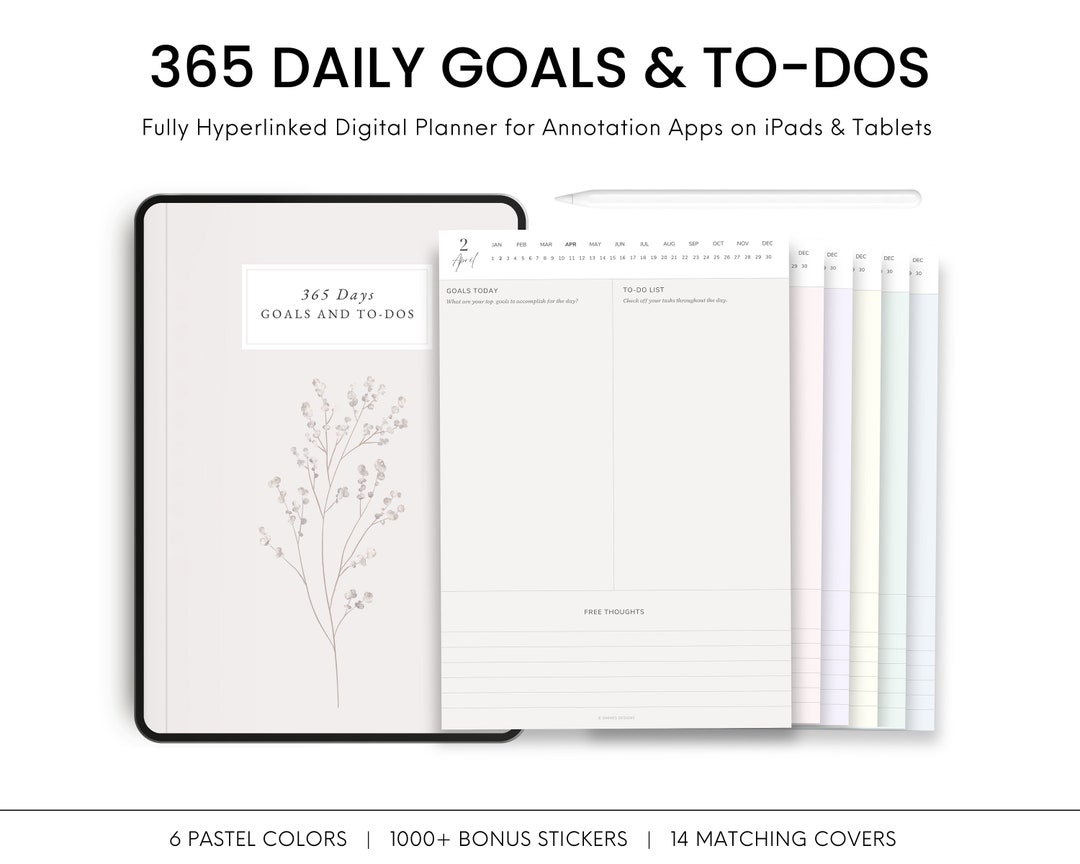 Digital Daily Planner, iPad Planner, Goodnotes Planner, Daily Life ...