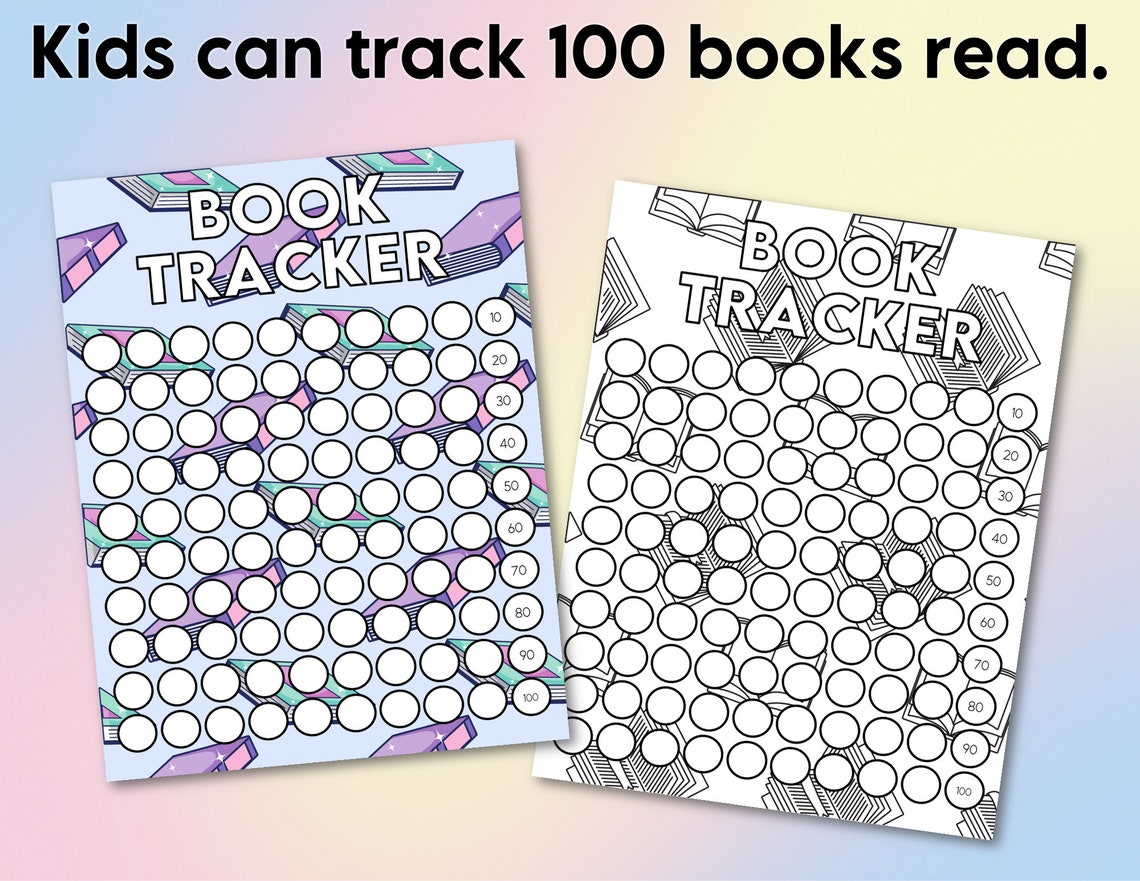 Summer Reading for Kids, 100 Book Challenge, Printable Reading Log ...