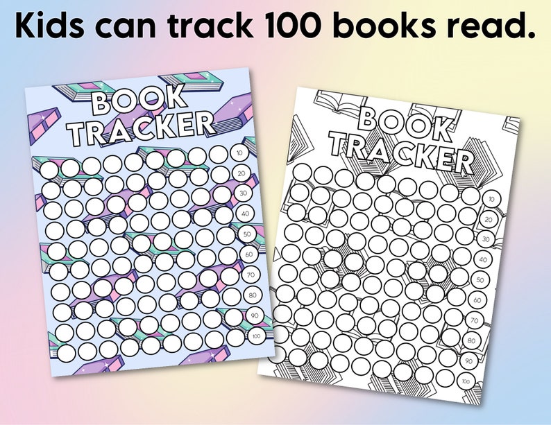 Summer Reading for Kids, 100 Book Challenge, Printable Reading Log ...