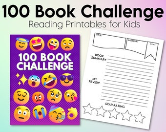 Summer Reading for Kids, 100 Book Challenge, Printable Reading Log ...