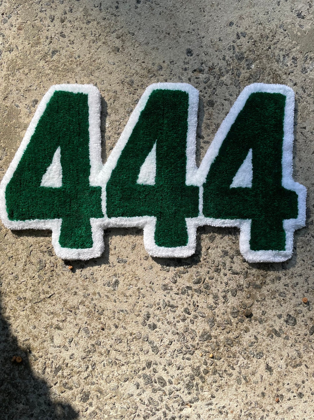 444 Angel Number 100% Acrylic Rug - Etsy