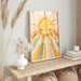 Watercolor Sun Poster, Sun Playroom Decor, Watercolour Nursery Prints ...
