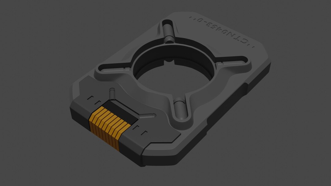 Halo Cortana Chip STL File - Etsy