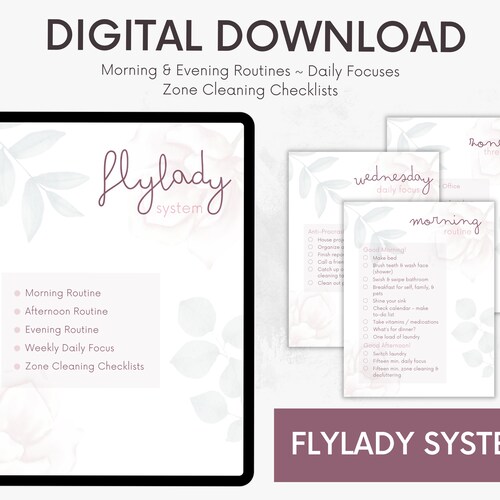 Flylady Control Journal Printable Cleaning Checklist - Etsy