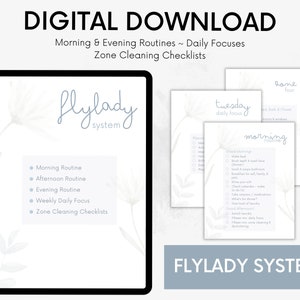 Flylady Control Journal, Printable Cleaning Checklist, Cleaning System ...