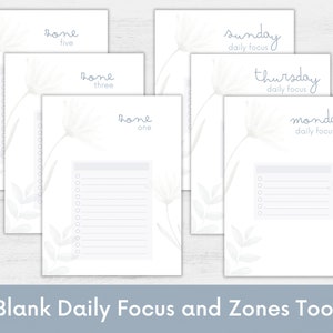 Flylady Control Journal, Printable Cleaning Checklist, Cleaning System ...