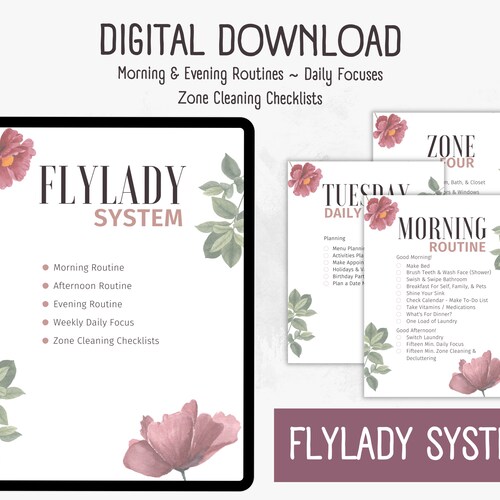 Flylady Control Journal Printable Cleaning Checklist - Etsy