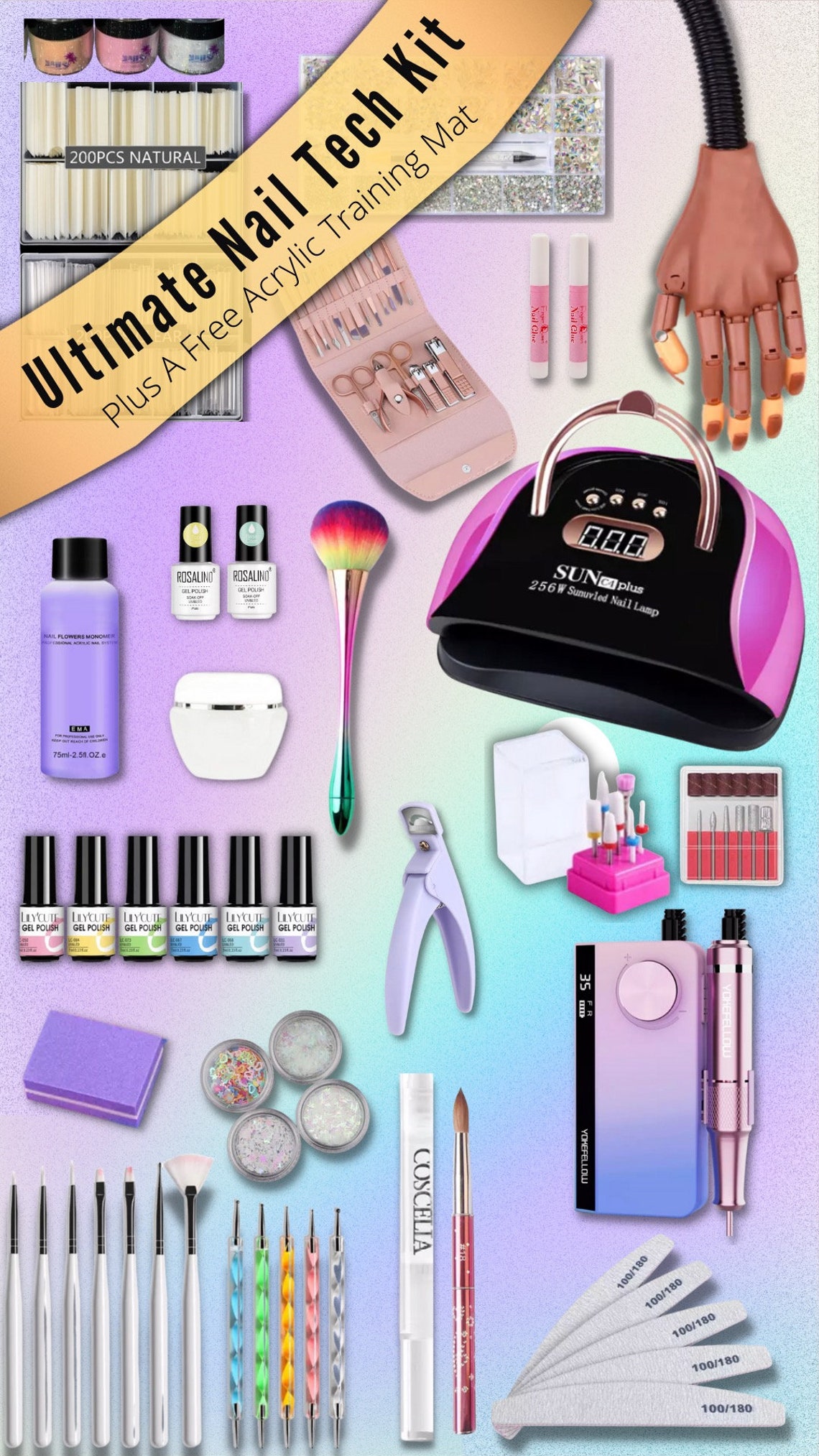 Ultimate Nail Tech Kit - Etsy
