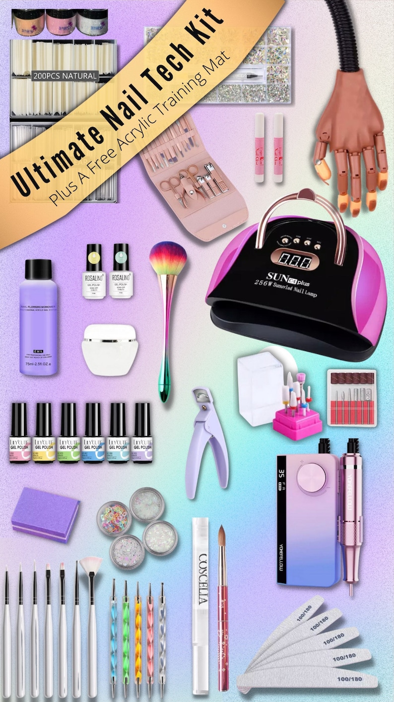 Ultimate Nail Tech Kit - Etsy