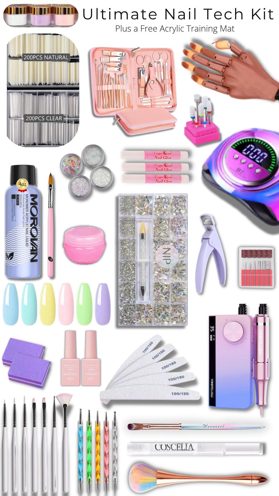 Ultimate Nail Tech Kit - Etsy