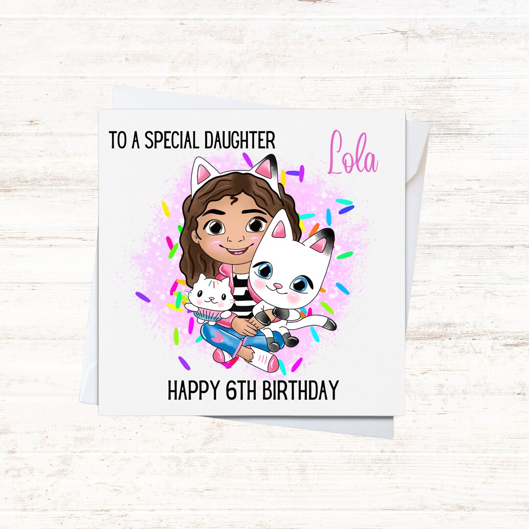 Personalised Gabby Birthday Card Daughter Card Sister Card - Etsy
