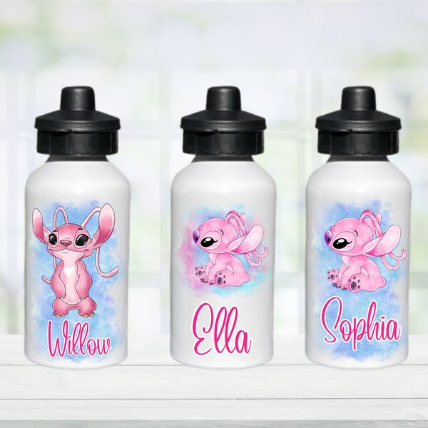 Stitch Water Bottle - Etsy UK