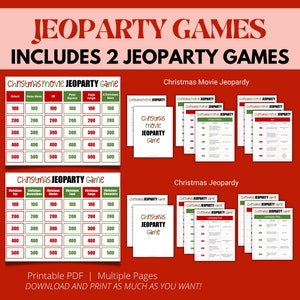 Christmas Games, Christmas Jeopardy, Christmas Activities, Holiday ...