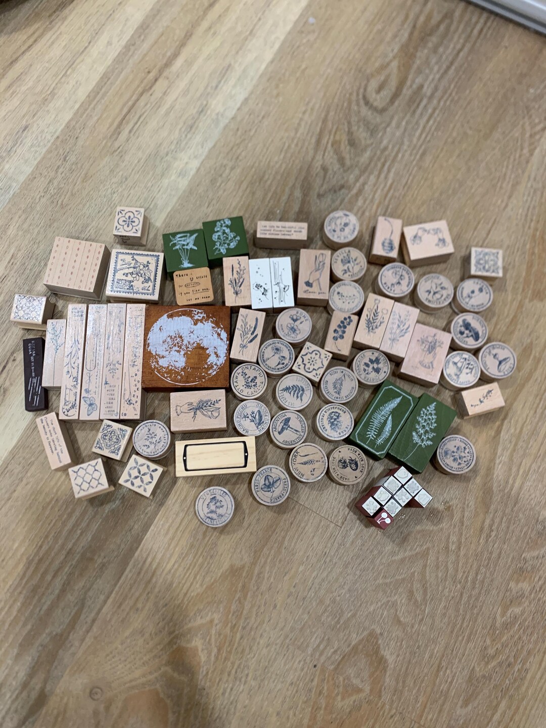 Rubber Stamps Wood Stamps Junk Journal Bundle - Etsy