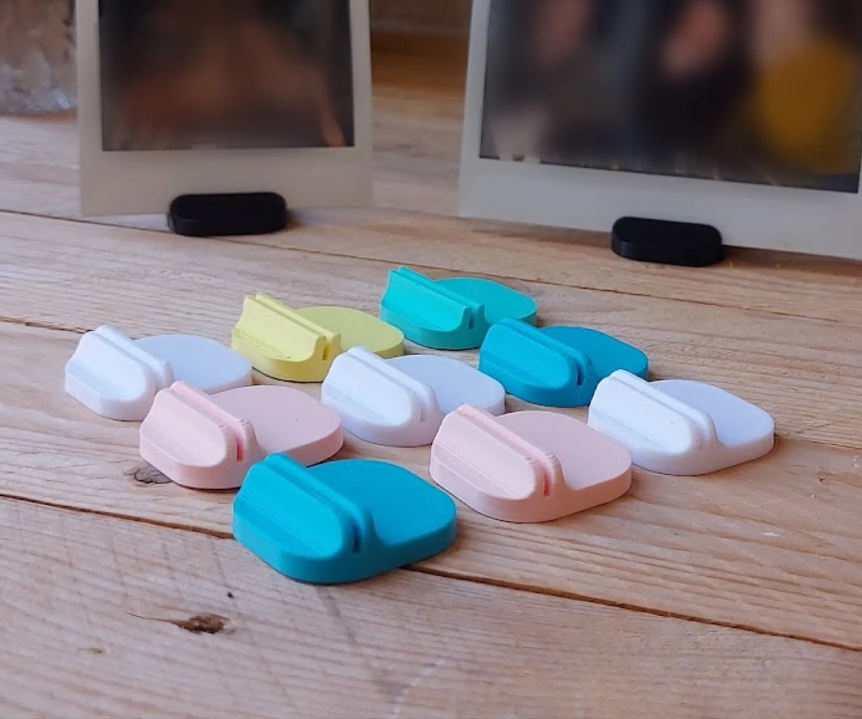 Set of Polaroid Stands, 3D Printed Design, Various Colors, Camera Stand ...