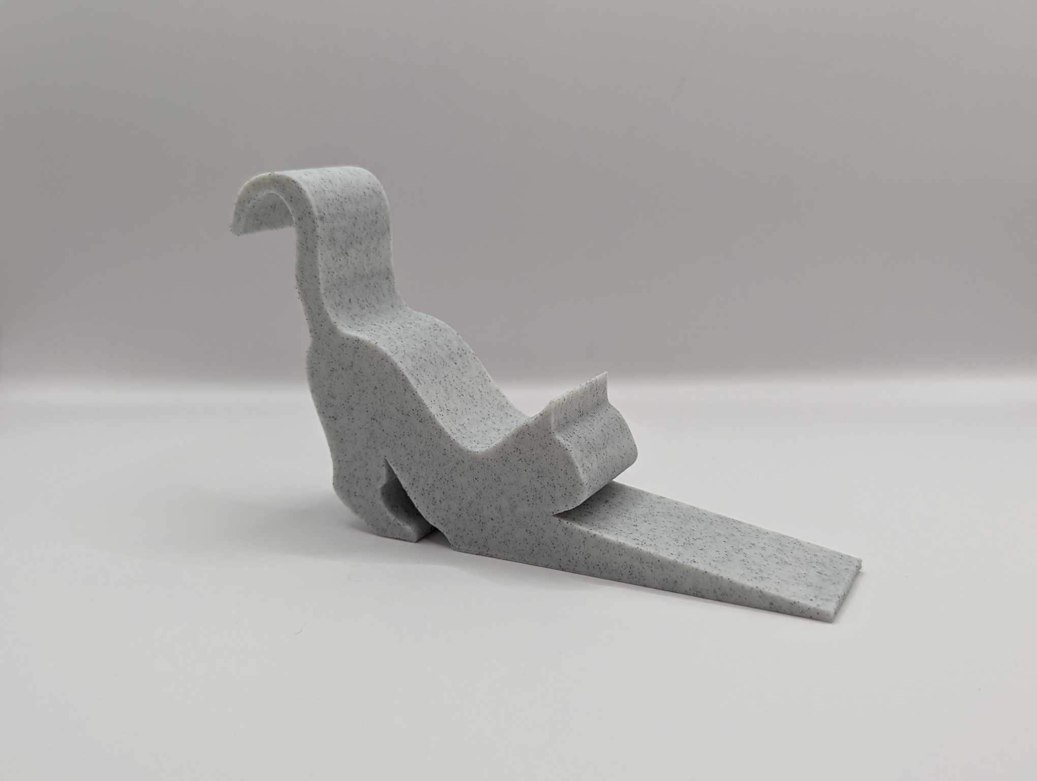 Stretching Cat Door Stop, Cute Animal Decor, Novelty Doorstop, Cat ...