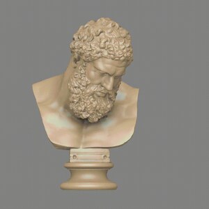 Hercules Bust Sculpture, Classical Greek Statue, Mythology Art Decor - Etsy