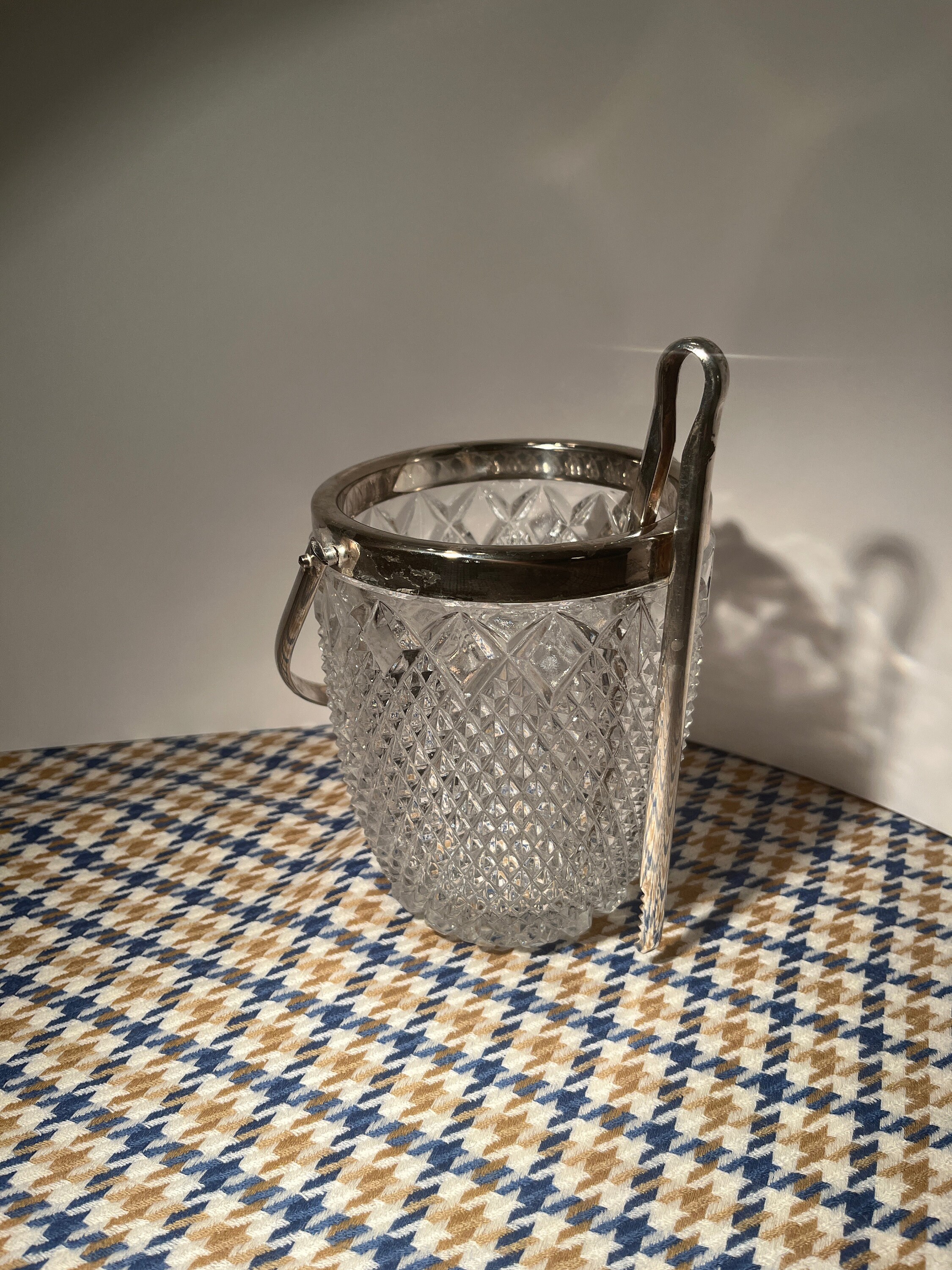 FB Rogers MCM '60s Silver Ice Bucket With Tongs - Etsy