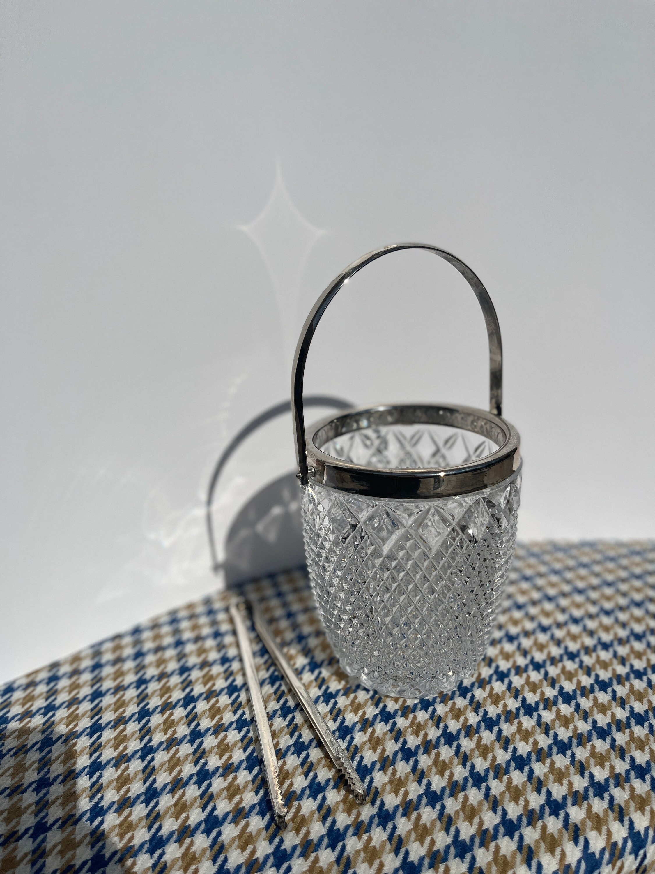 FB Rogers MCM '60s Silver Ice Bucket With Tongs - Etsy