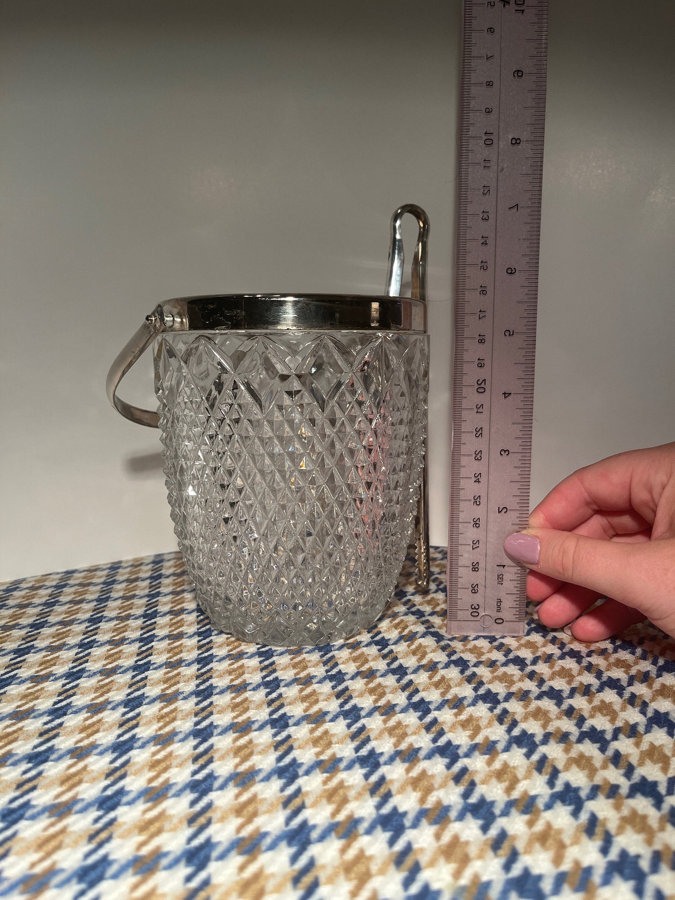 FB Rogers MCM '60s Silver Ice Bucket With Tongs - Etsy