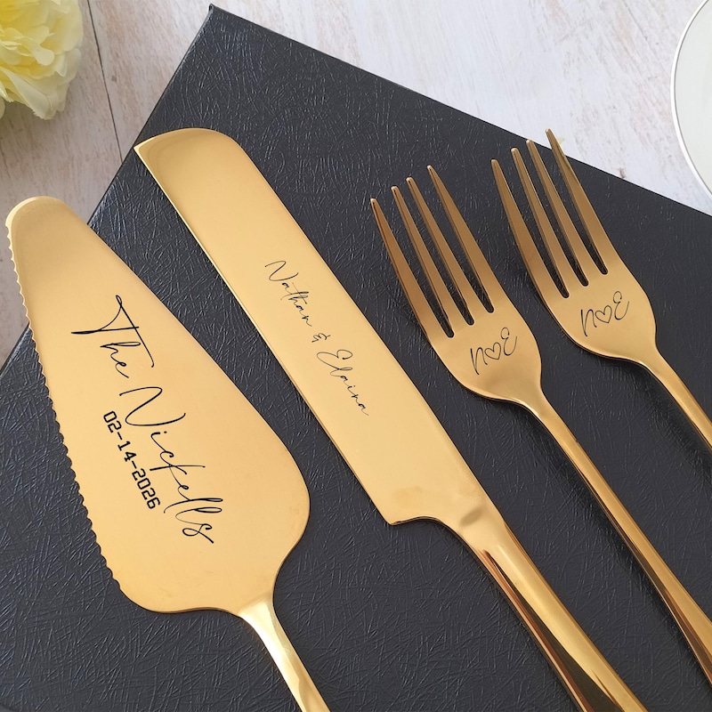 Wedding Cake Forks - Etsy