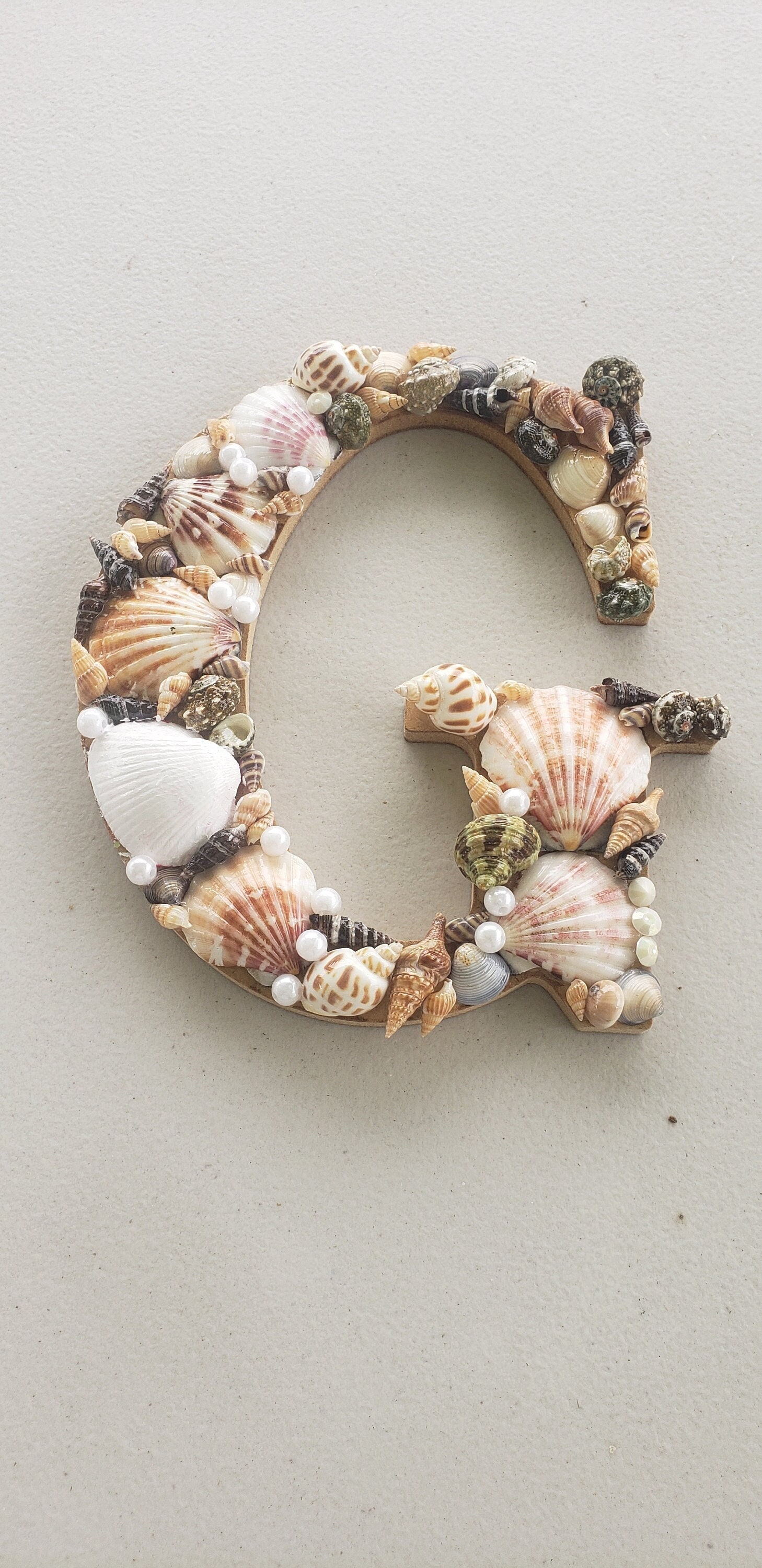 Shell Letter Coastal Shell Name Beach Decor Wedding Gift - Etsy