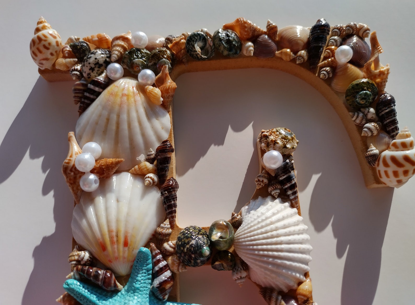 Shell Letter F Coastal Shell Name Beach Decor Wedding Gift - Etsy