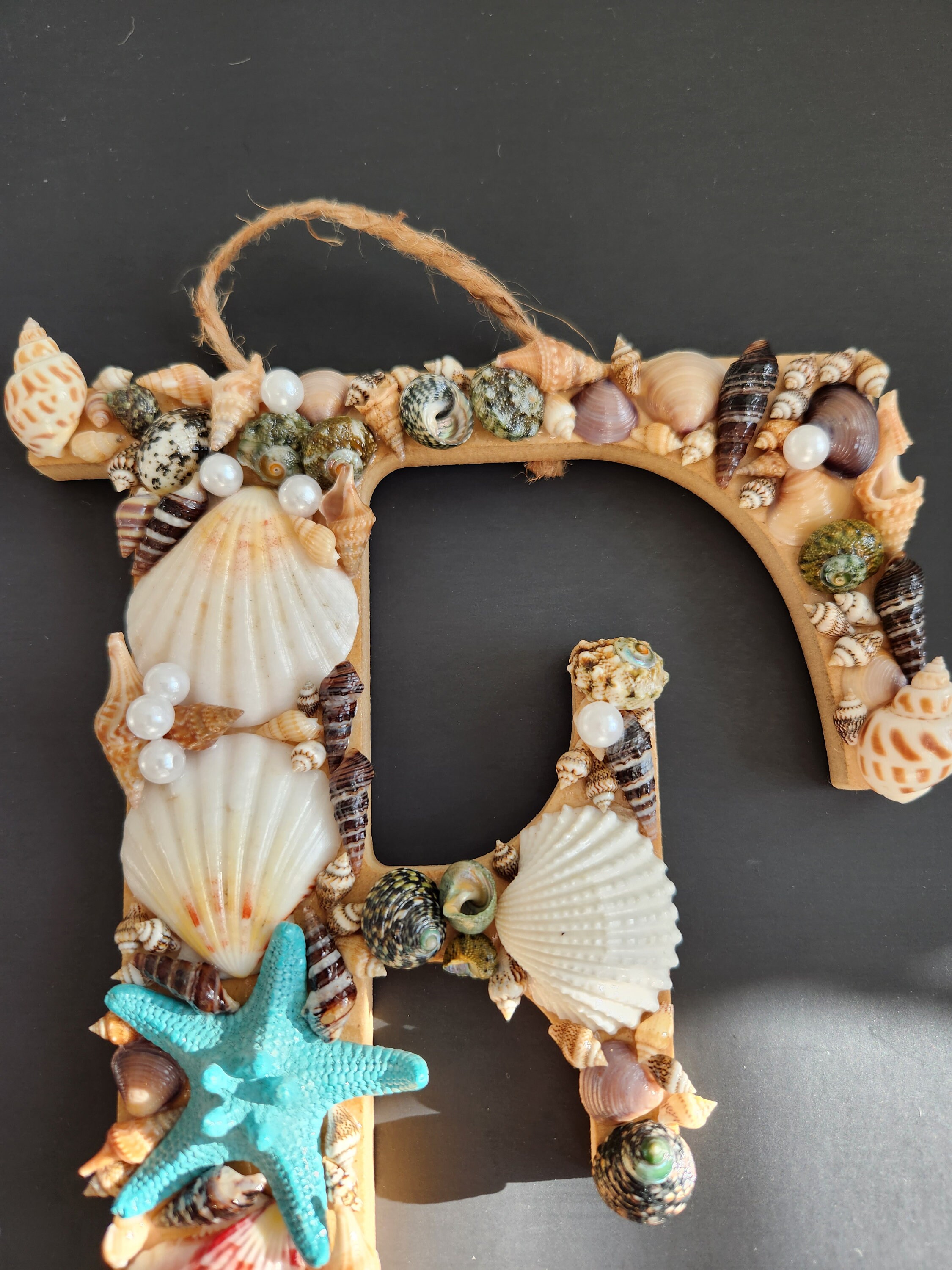 Shell Letter F Coastal Shell Name Beach Decor Wedding Gift - Etsy