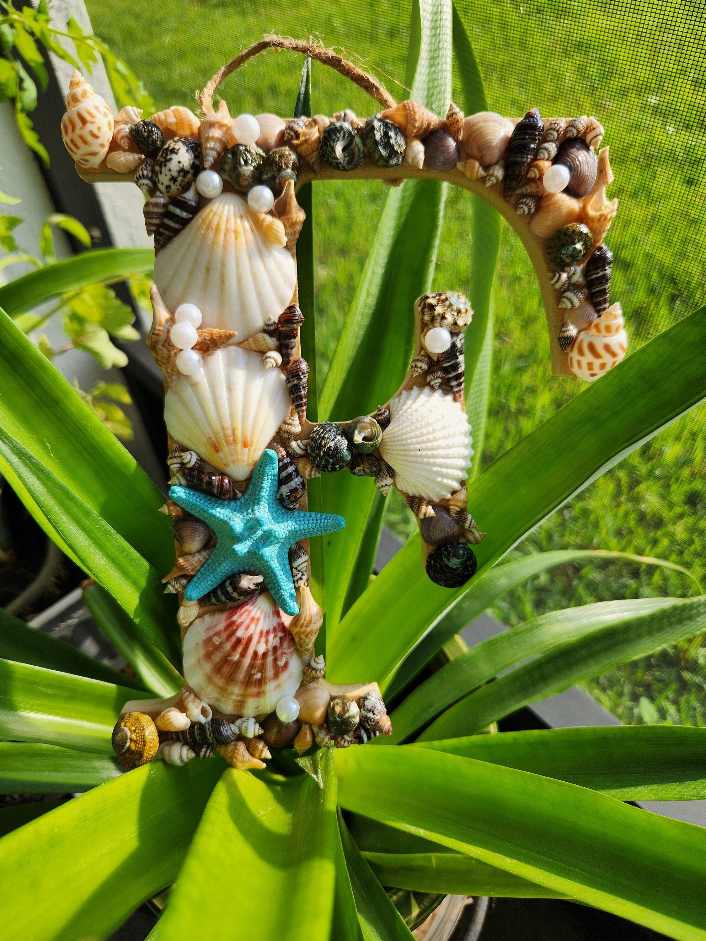 Shell Letter F Coastal Shell Name Beach Decor Wedding Gift - Etsy