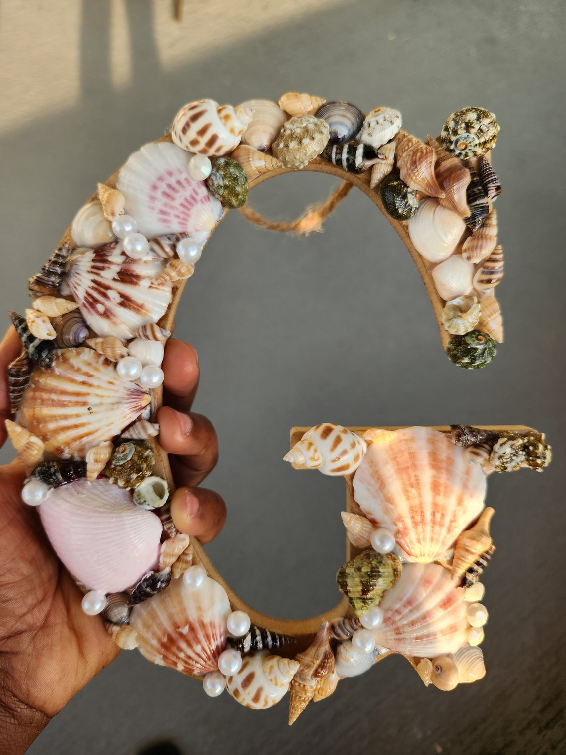 Shell Letter Coastal Shell Name Beach Decor Wedding Gift - Etsy