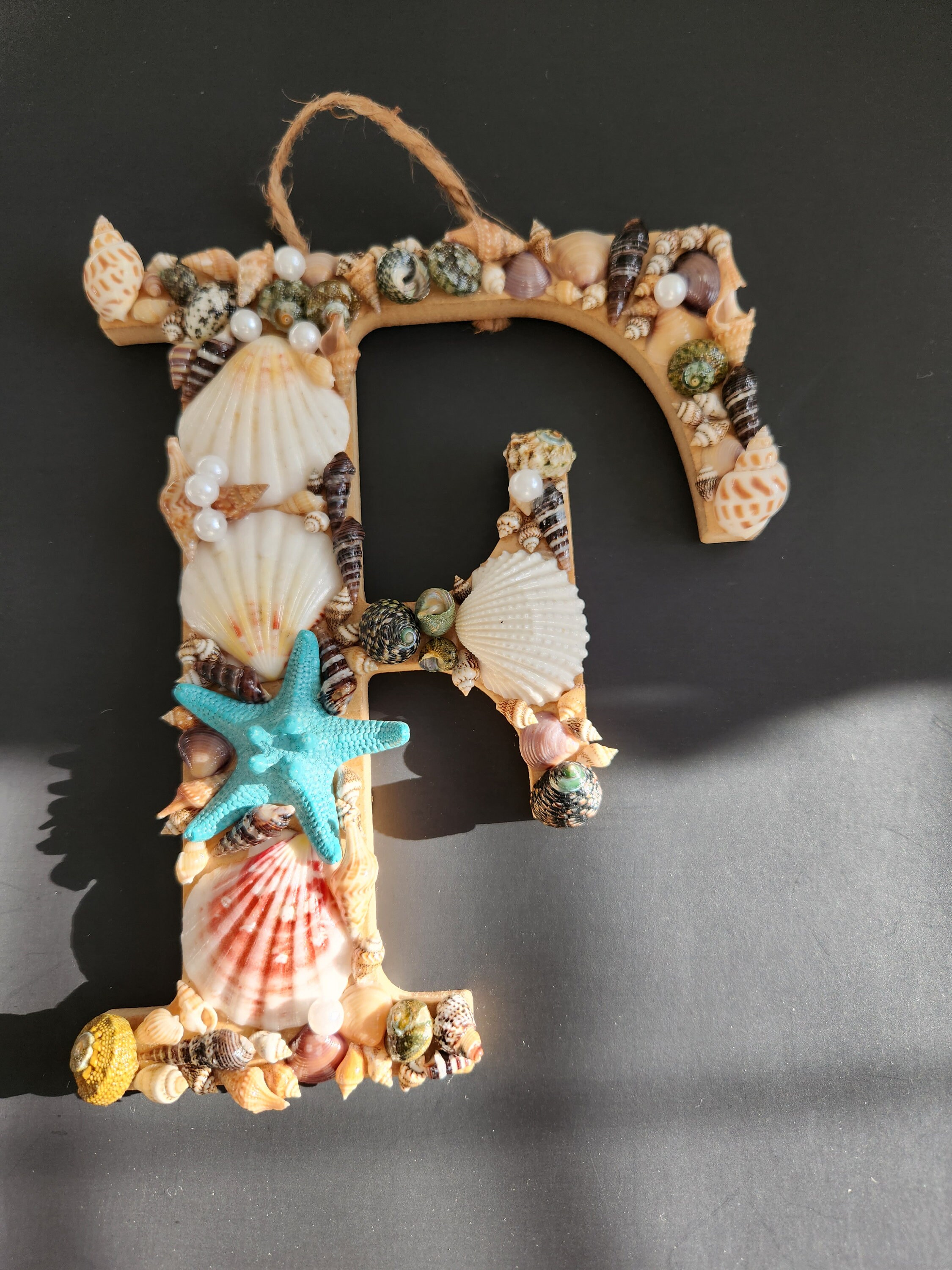 Shell Letter F Coastal Shell Name Beach Decor Wedding Gift - Etsy