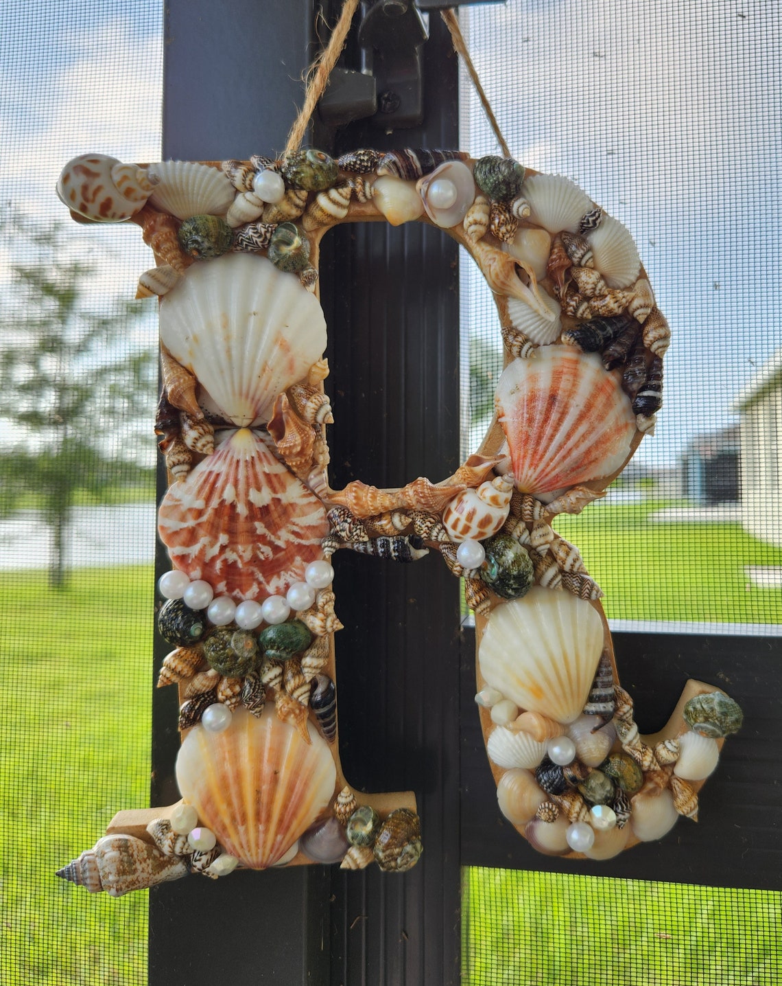 Shell Letter Coastal Shell Name Beach Decor Wedding Gift - Etsy