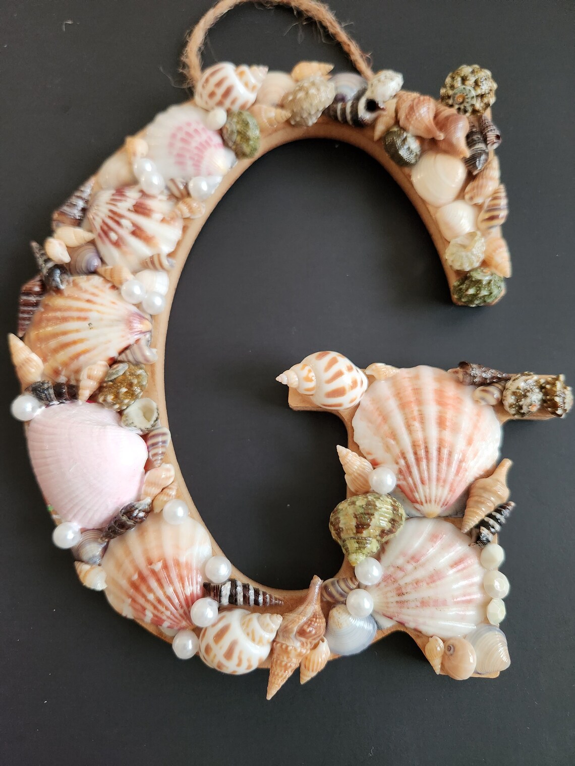 Shell Letter Coastal Shell Name Beach Decor Wedding Gift - Etsy