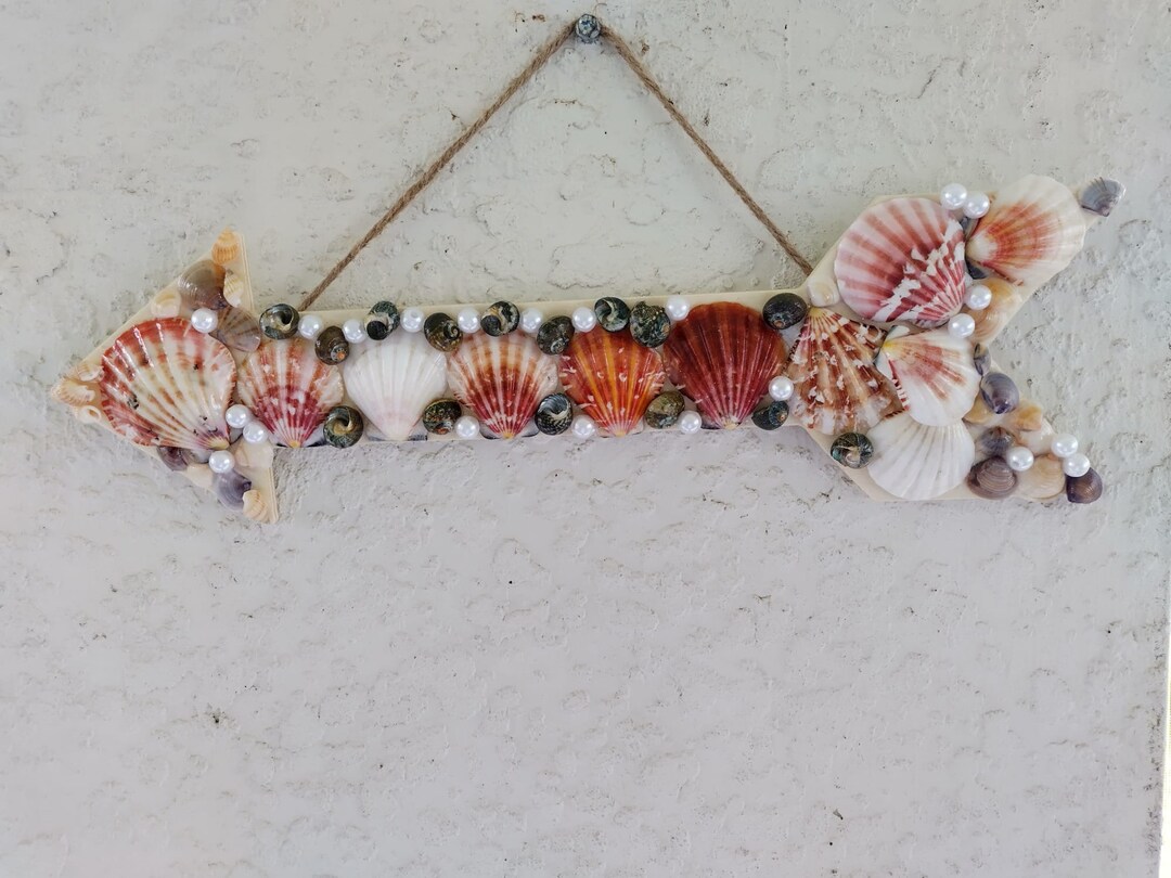 CUSTOM MADE, Shell Arrow, Shell, Ocean Decor, Gifts - Etsy