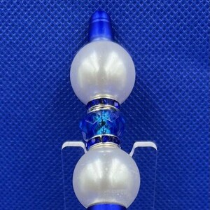 Royal Blue and White Decorative Writing Pen 2 - Etsy