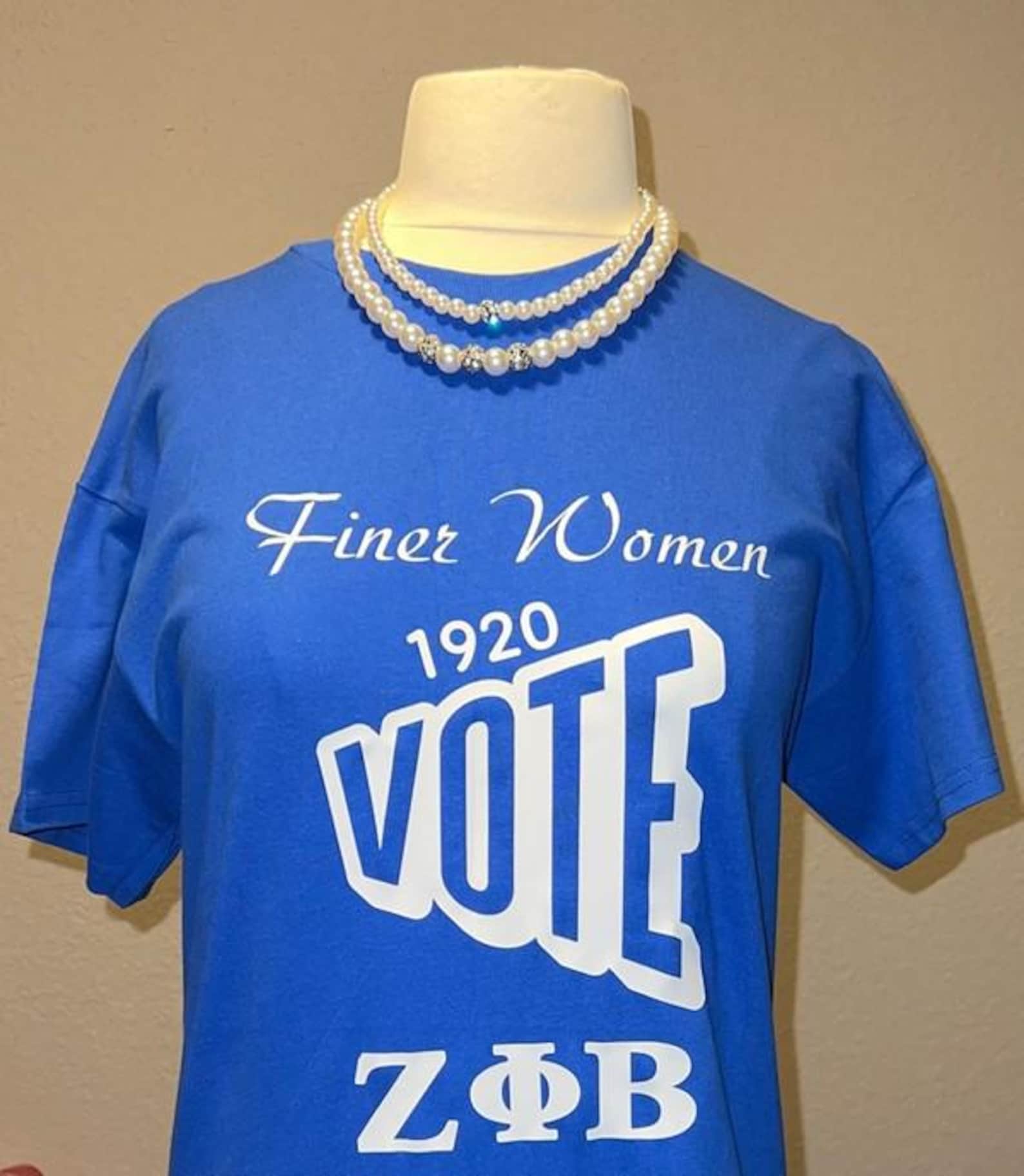 Zeta Phi Beta - Finer Women Vote T-shirt 2 - Etsy