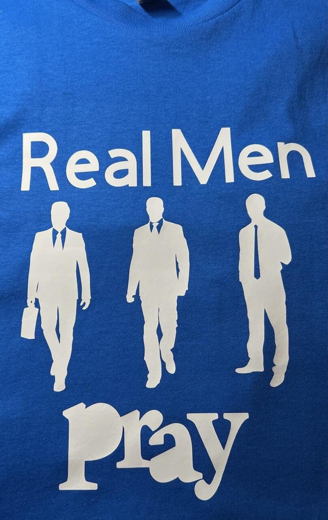 Real Men Pray T-shirt (multiple Colors) - Etsy
