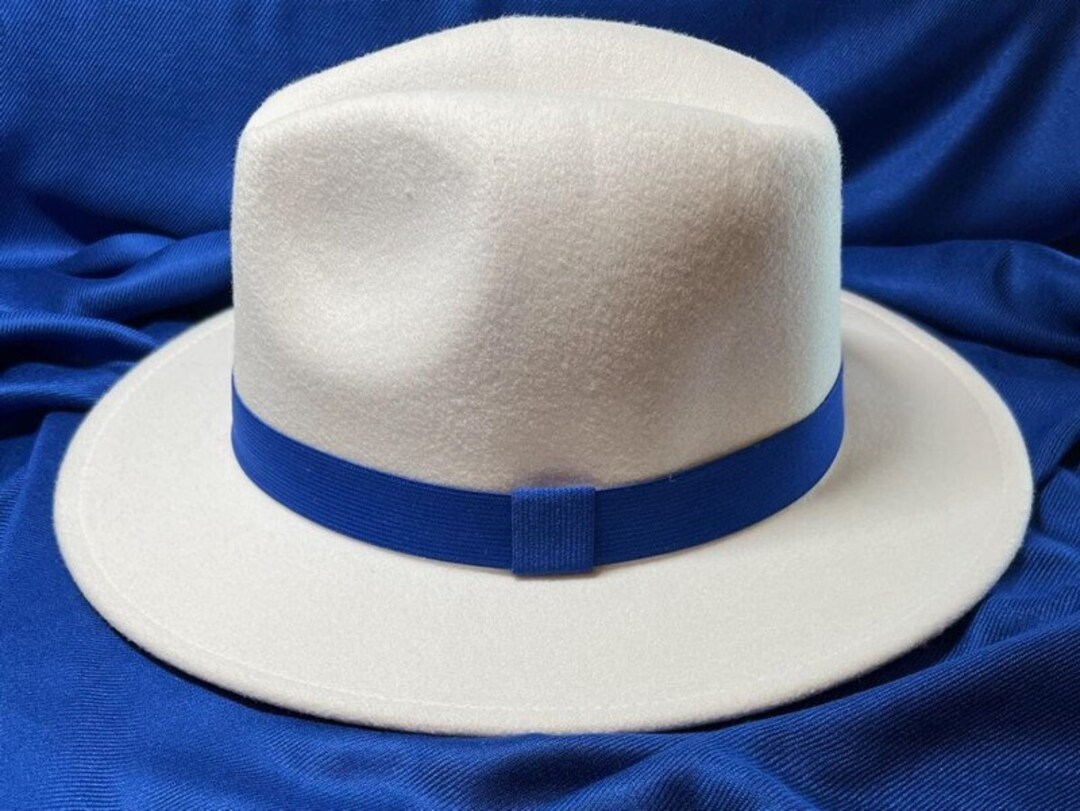 Winter White Fedora With Winter White Interior - Etsy