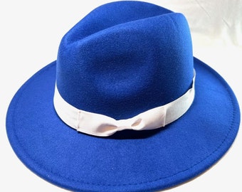 Zeta Phi Beta Inspired Fedora Hat Royal Blue ΖΦΒ 1920 - Etsy