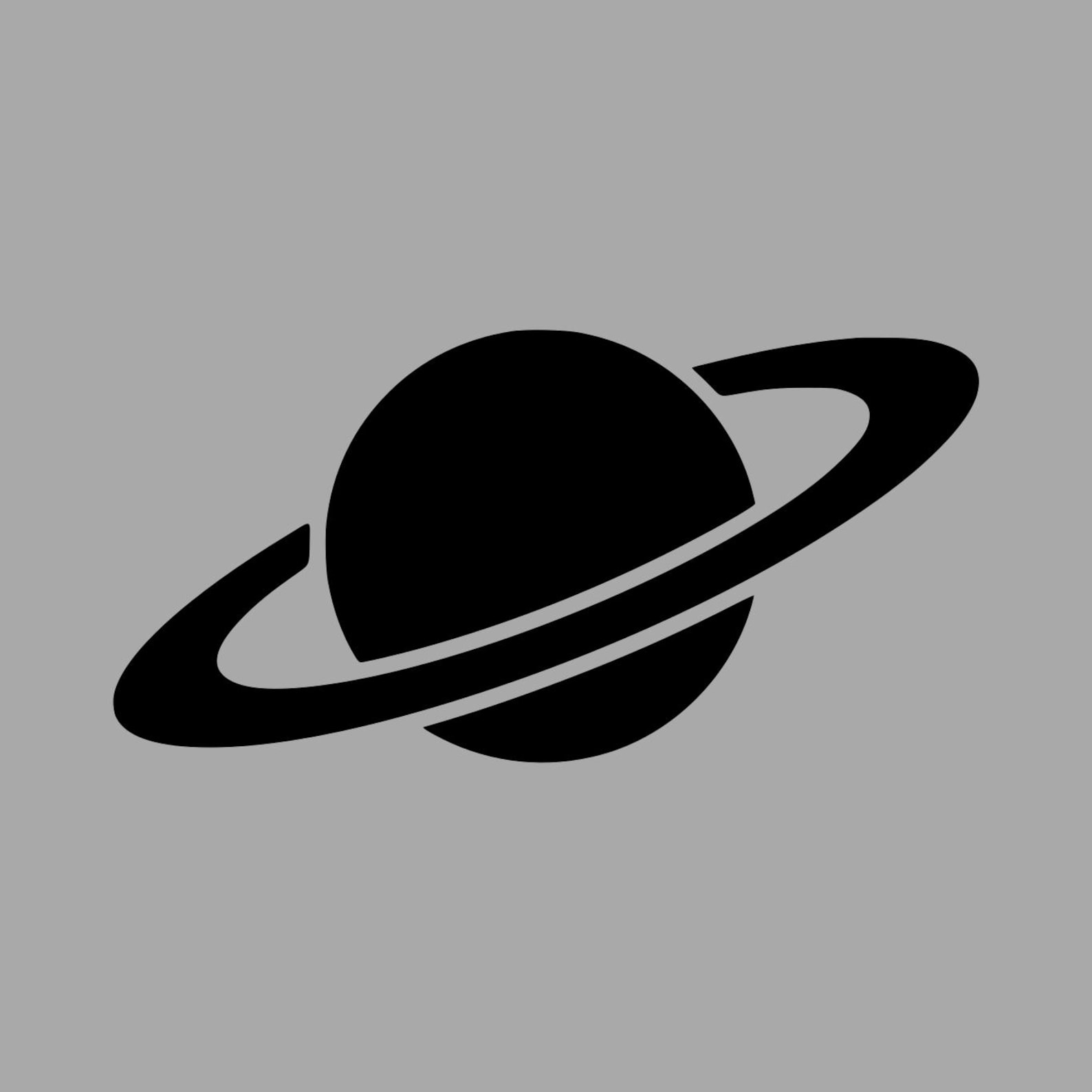 Saturn Planet SVG, Space Clipart, Celestial Ringed Planet Icon for ...
