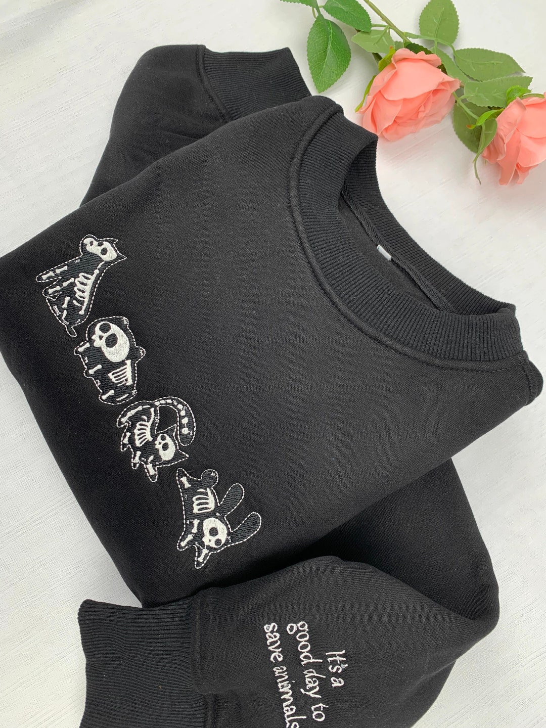 Embroidered X-ray Crewneck, Vet Tech Shirt, Veterinary Technician T ...