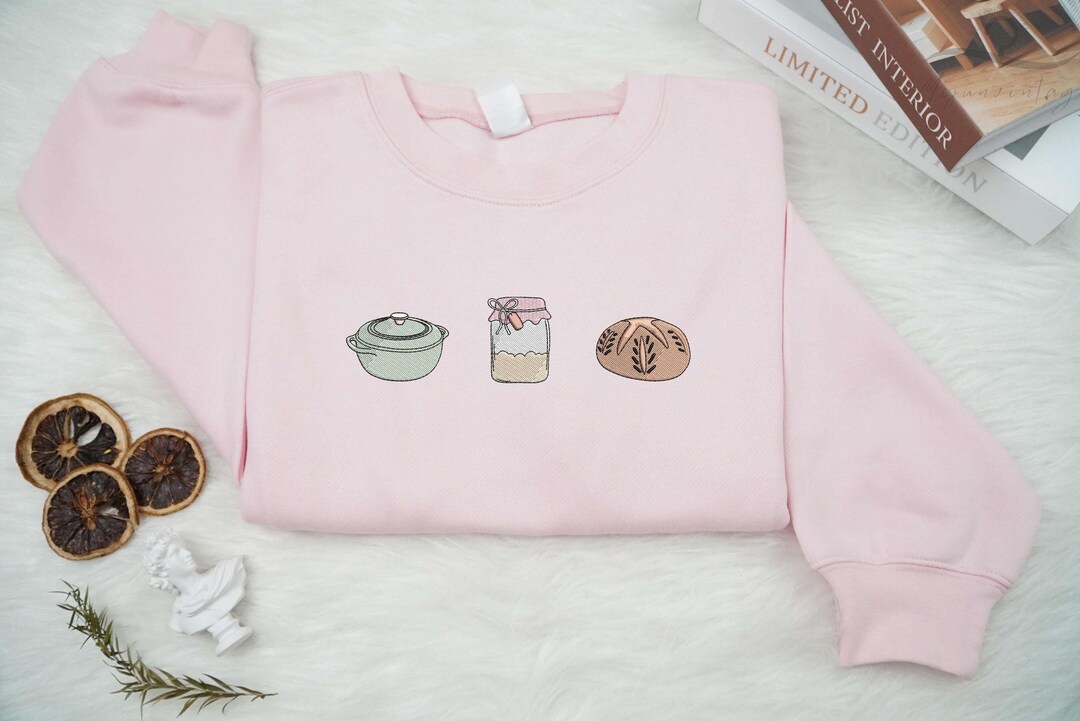 Embroidered Sourdough Trio Sweatshirt, Vintage Sourdough Shirt, Gift ...
