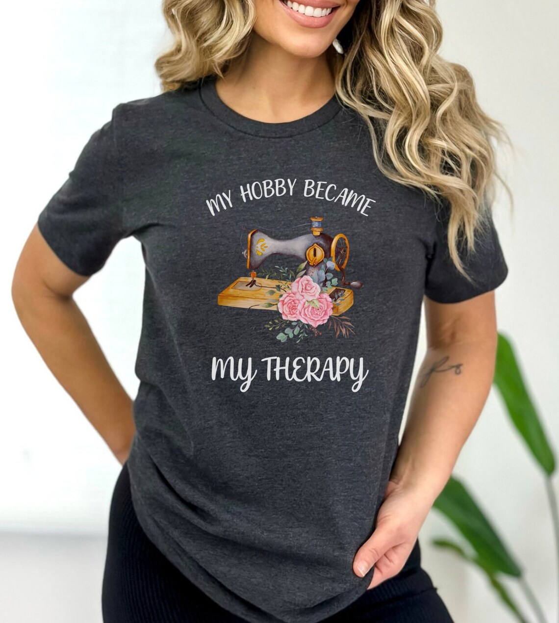 Sewing Shirt, My Hobby Became My Therapy Shirt, Sewing Gift, Sewing ...