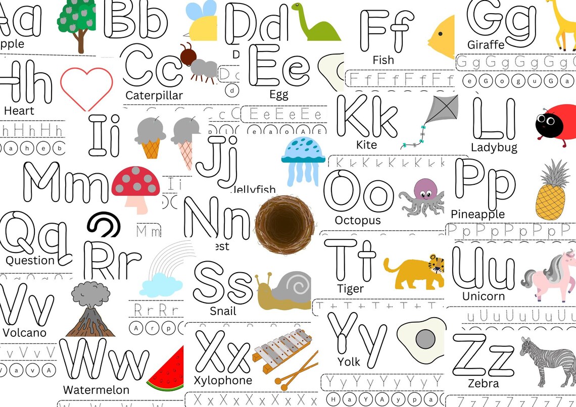 Alphabet Playdough Mats - Playdough Tracing Mats - Alphabet - Learning ...