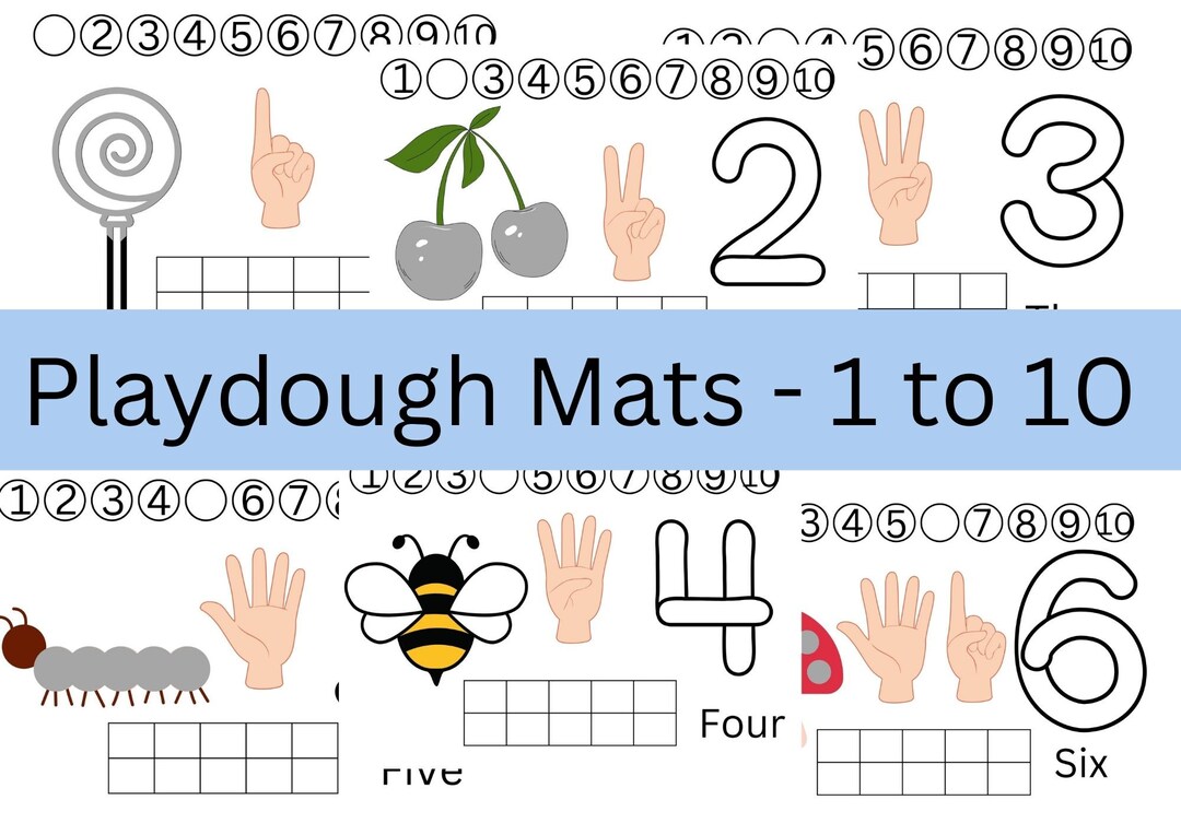 Playdough Mats - Playdoh Mats, Printable Activities, Playdoh Activities ...