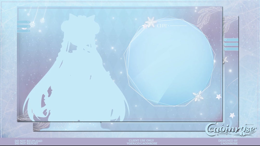 Freeze - Animated Stream Overlay - Screen - Twitch - Scene - Ice - Blue ...