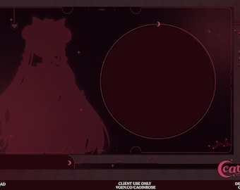 Golden - Animated Stream Overlay - Screen - Twitch - Scene - Gold - Red ...