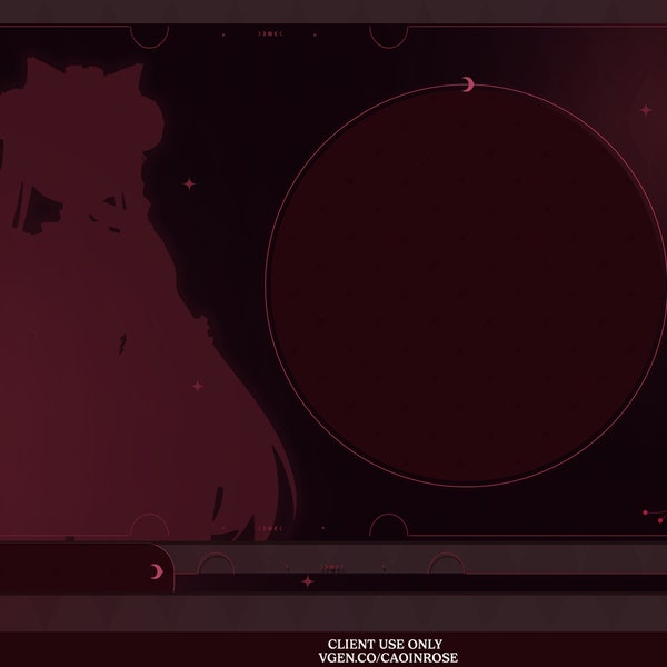 Red Twitch Overlay - Etsy