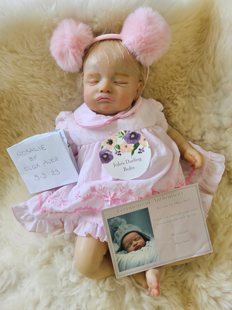 Rosalie by Olga Auer Hand Painted Reborn Doll Reborn - Etsy